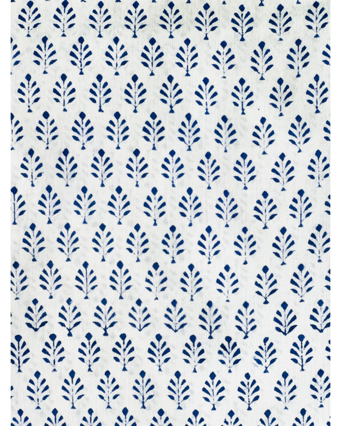 Blue Ivy Floral Cotton Block Print Sewing Craft Fabric – Two Paisleys